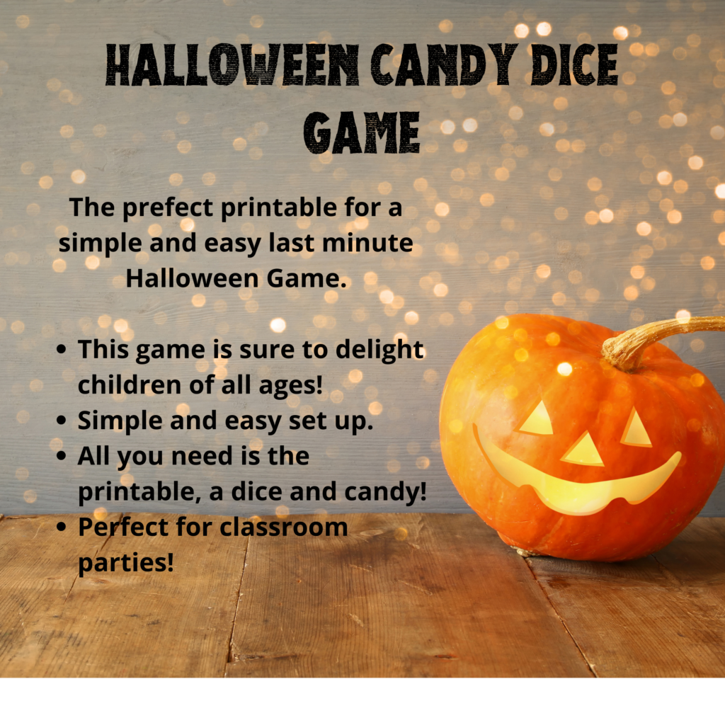 FREE Halloween Dice Game - Engineering Evening