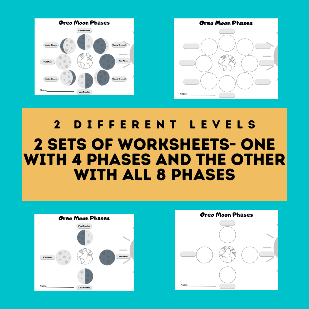 Oreo Moon Phases Activity and Worksheets - Engineering Evening